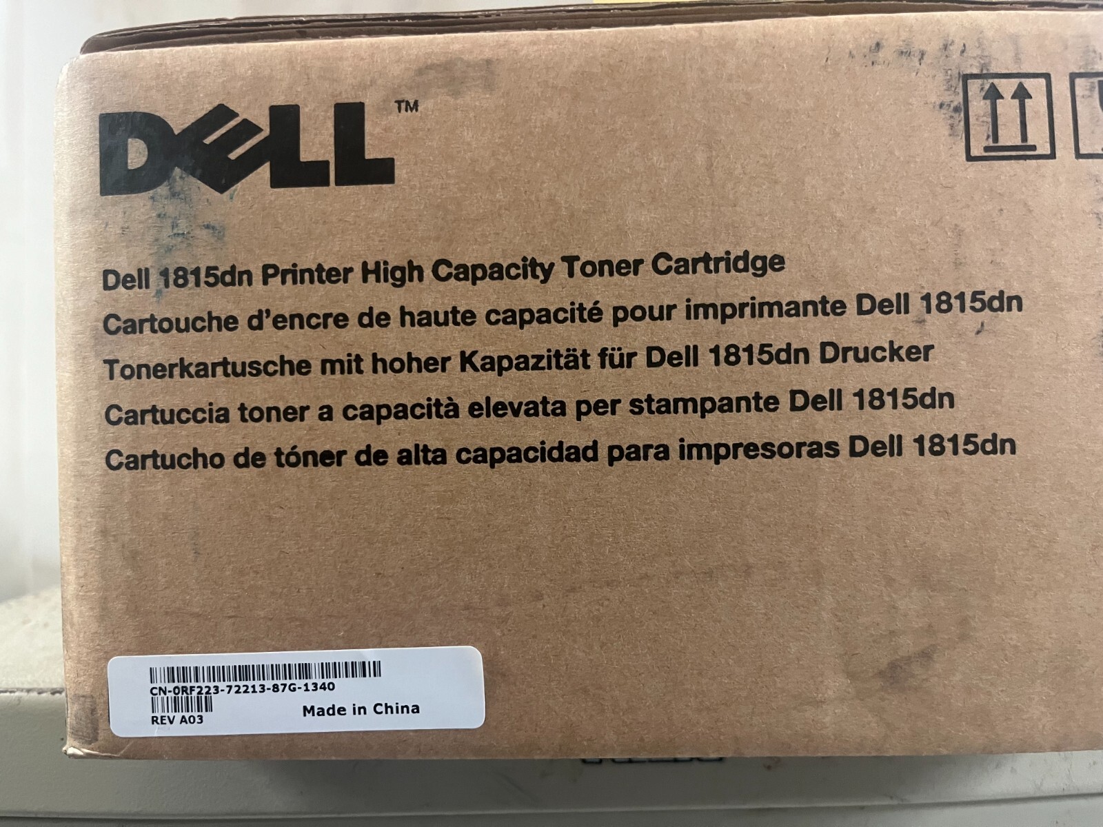 GENUINE NEW Dell RF223 1815dn 5000-Pages Black Toner Cartridge | eBay