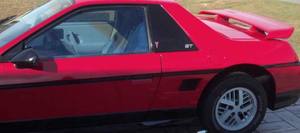 PONTIAC FIERO NEW REAR SAIL PANEL QUARTER GLASS NOTCHBACK COUPE WINDOW ...