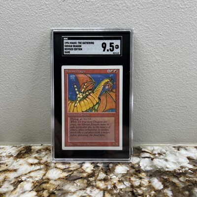 1994 Magic: The Gathering Shivan Dragon Revised Edition Rare | eBay
