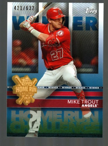 2020 Topps Home Run Challenge Code Card & Redemption Card #HRC24 Mike ...