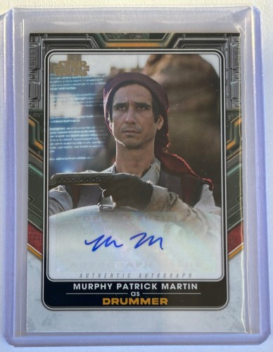 Topps Star Wars Book of Boba Fett - MURPHY PATRICK MARTIN as DRUMMER Auto A-MPM | eBay