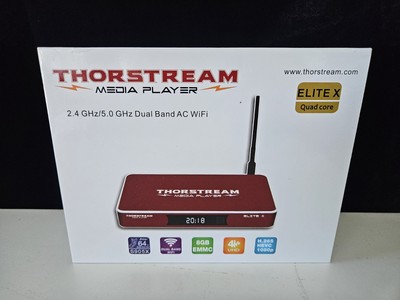 NEW! Thorstream Elite X Quad Core Wifi 4K UHD Streaming TV Media Box w/ Remote | eBay