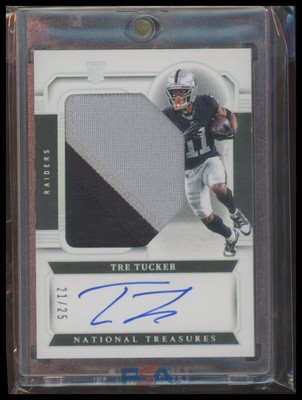 2023 Panini NT #32 Tre Tucker Rookie Material Signatures RPS Holo ...