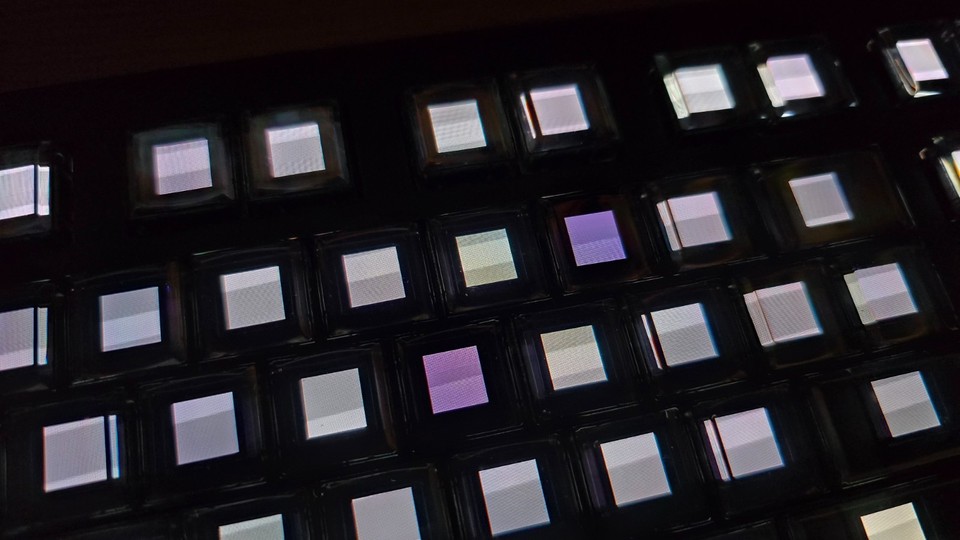 ULTRA RARE Art Lebedev Optimus Maximus keyboard black - OLED WORKS BUT ...