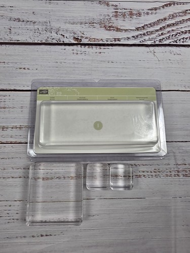 Stampin' UP! I CLEAR Block Lot 2 1/4x5 7/8, 2 7/8 x 2 3/16, 1 1/4 x 1 3 ...