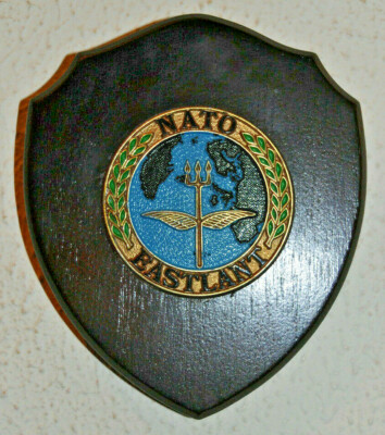 Small NATO EASTLANT plaque crest shield Eastern Atlantic Command Area ...