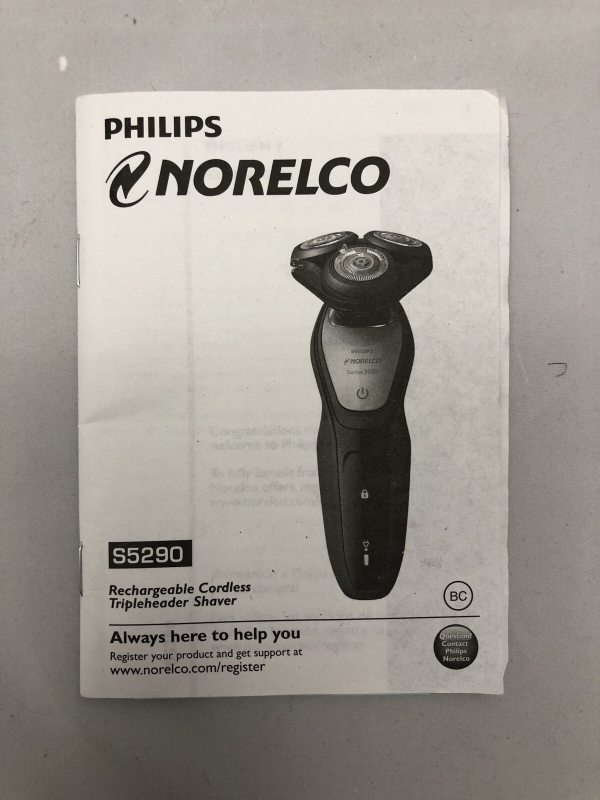 Philips Norelco S5290 Series 5000 Electric Cordless Men's Shaver | eBay