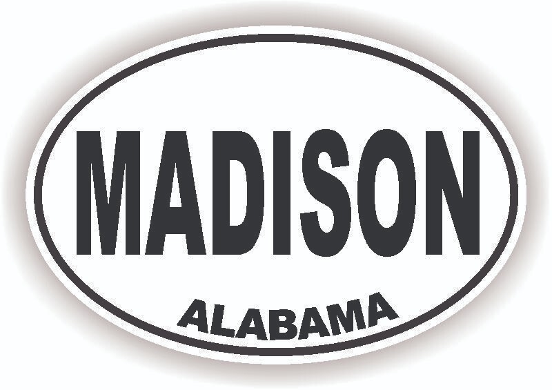 Madison Alabama Vinyl Decal Sticker State Car Diesel Truck Home AL ...