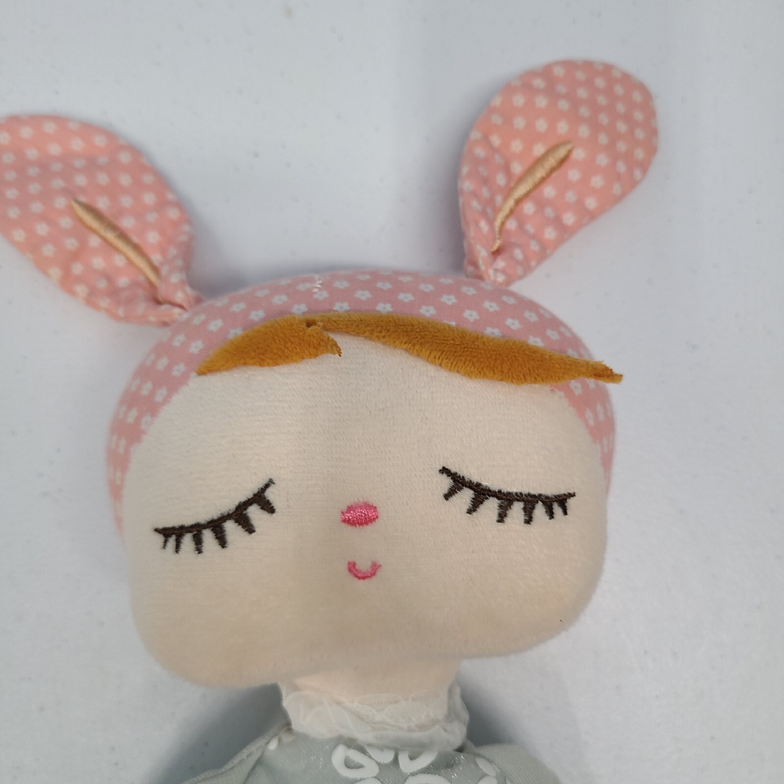 Metoo Baby Doll Plush Stuffed Animal 13” Bunny Ears | eBay