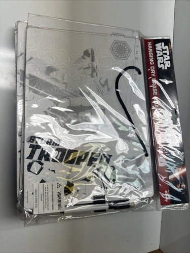 15-STAR WARS~HANGING DRY ERASE BOARD~WITH MARKER~STORM TROOPERS ~DISNEY ...