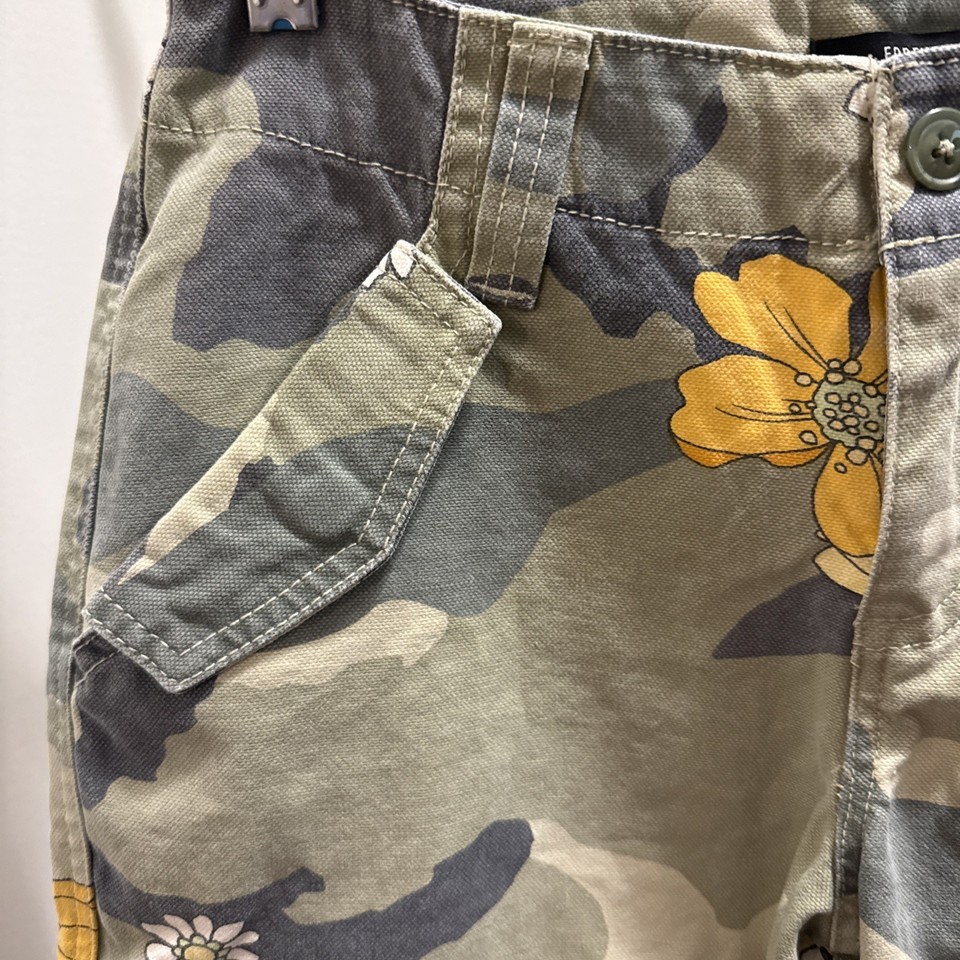 New Womens Forever 21 Camo Pants with Yellow Flowers Size XS Jogger | eBay