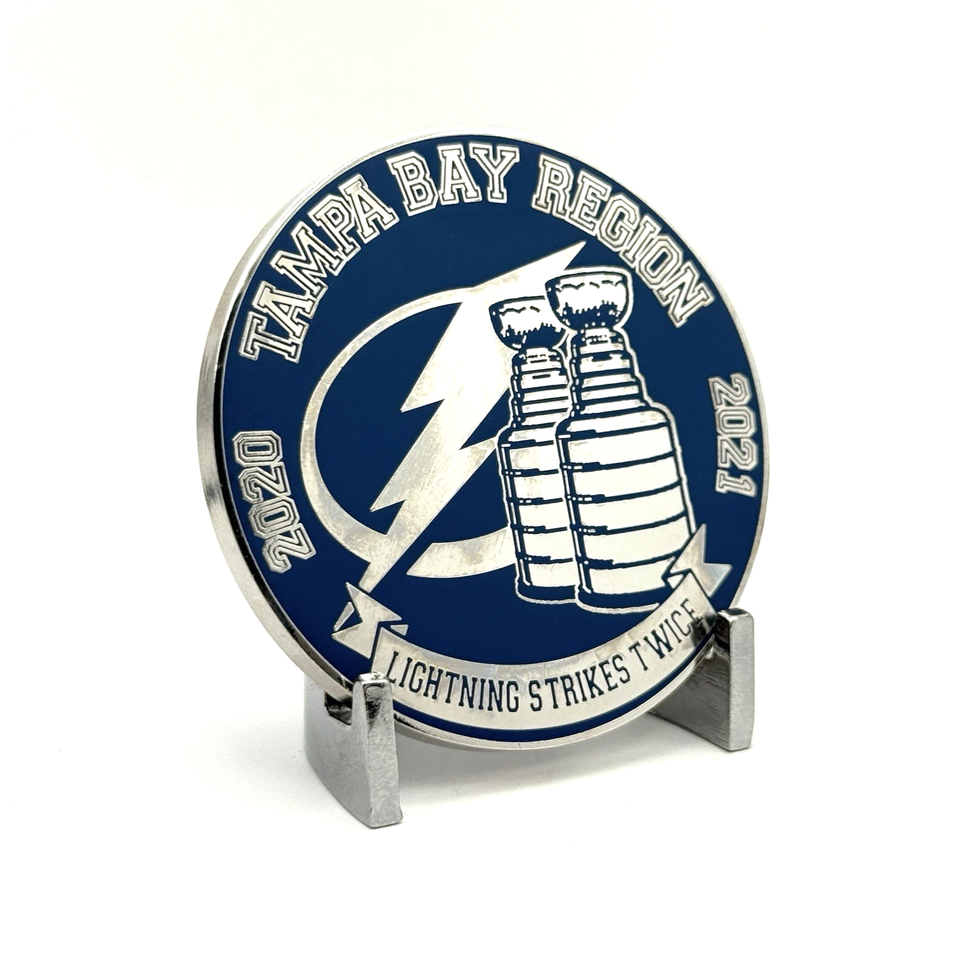 CHALLENGE COIN - FDLE Police Tampa Bay Lightning Stanley Cup Winners ...