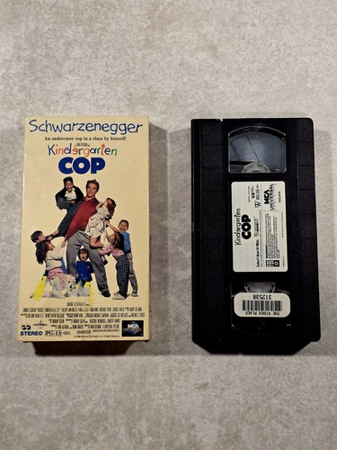 Kindergarten Cop (VHS, 1991) Arnold Schwarzenegger, Penelope Ann Miller ...
