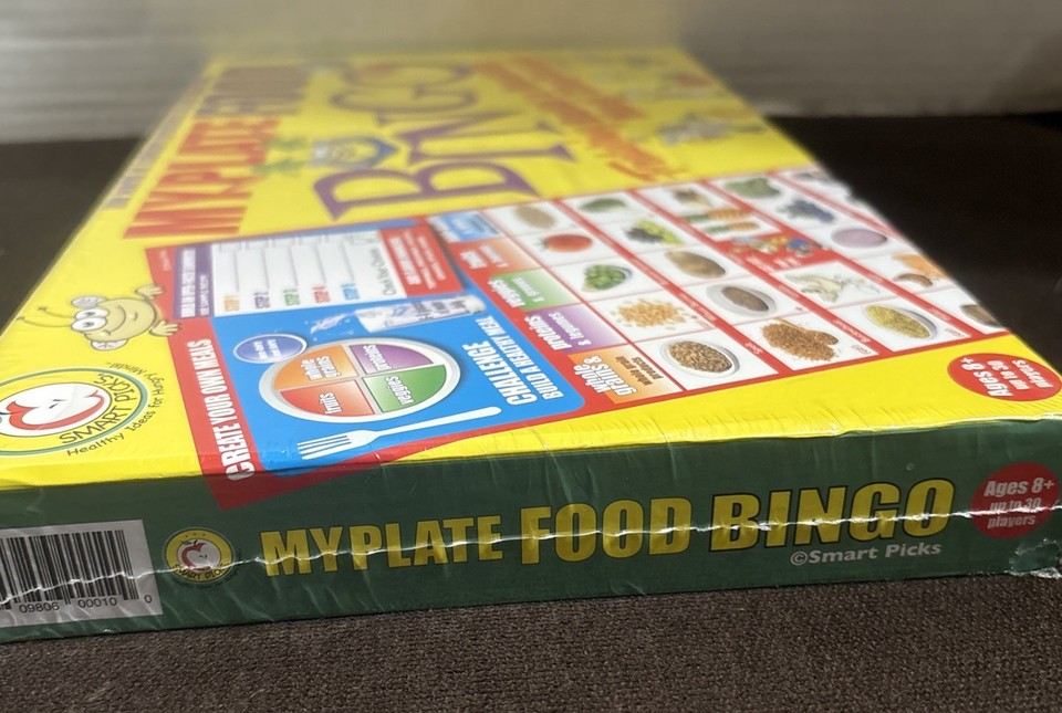 My Plate Healthy Food Bingo. Build A Healthy Meal Challenge- New Sealed ...