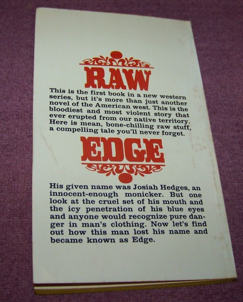 Edge #1 The Loner by George G. Gilman 1981 Vintage Western Paperback | eBay