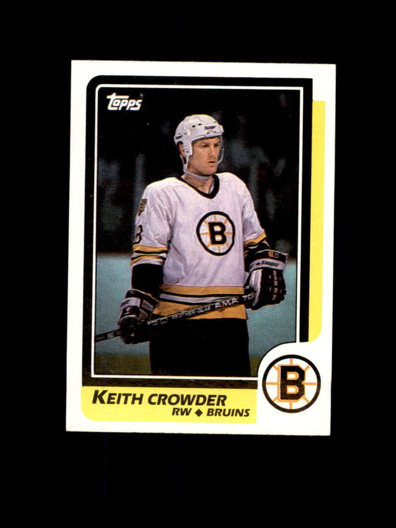 1986 Topps Hockey #130 Keith Crowder STARX 9 MINT (CS807631) | eBay