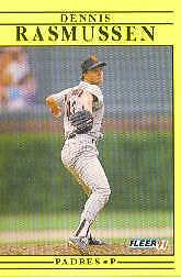 1991 Fleer #539 Dennis Rasmussen | eBay