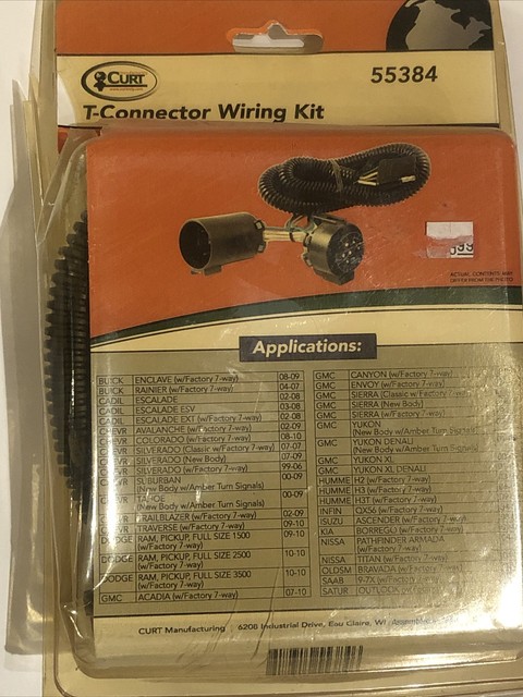 CURT 55384 Custom Wiring Connector DAC for sale online | eBay