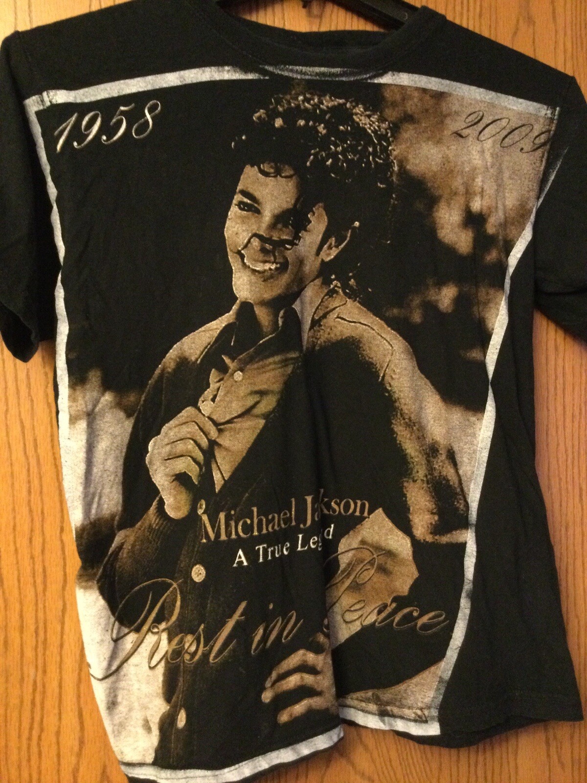 Michael Jackson - “A True Legend” - RIP - Black Shirt… - Gem