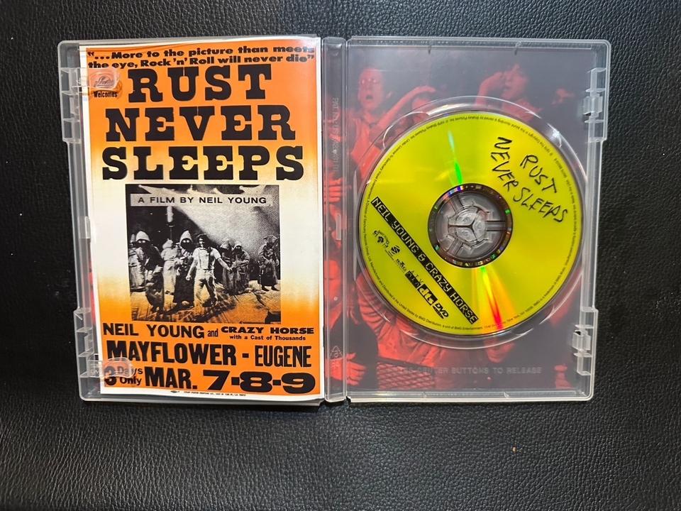 Music DVD - Neil Young and Crazy Horse - Rust Never Sleeps | eBay