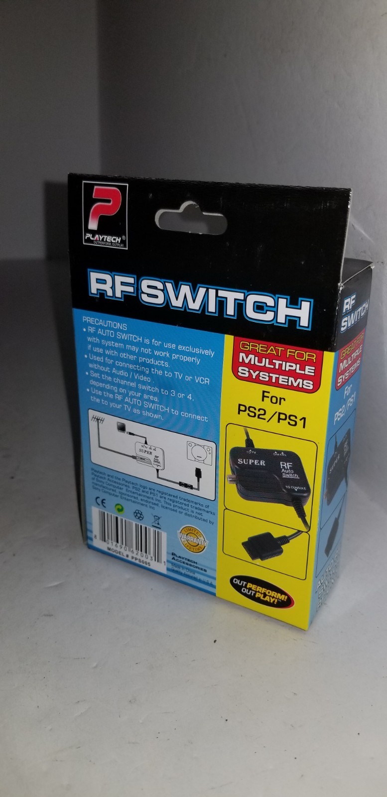 NEW Playtech Auto Game Switch RF Adapter for Playstation 1 & 2 PS2 ...