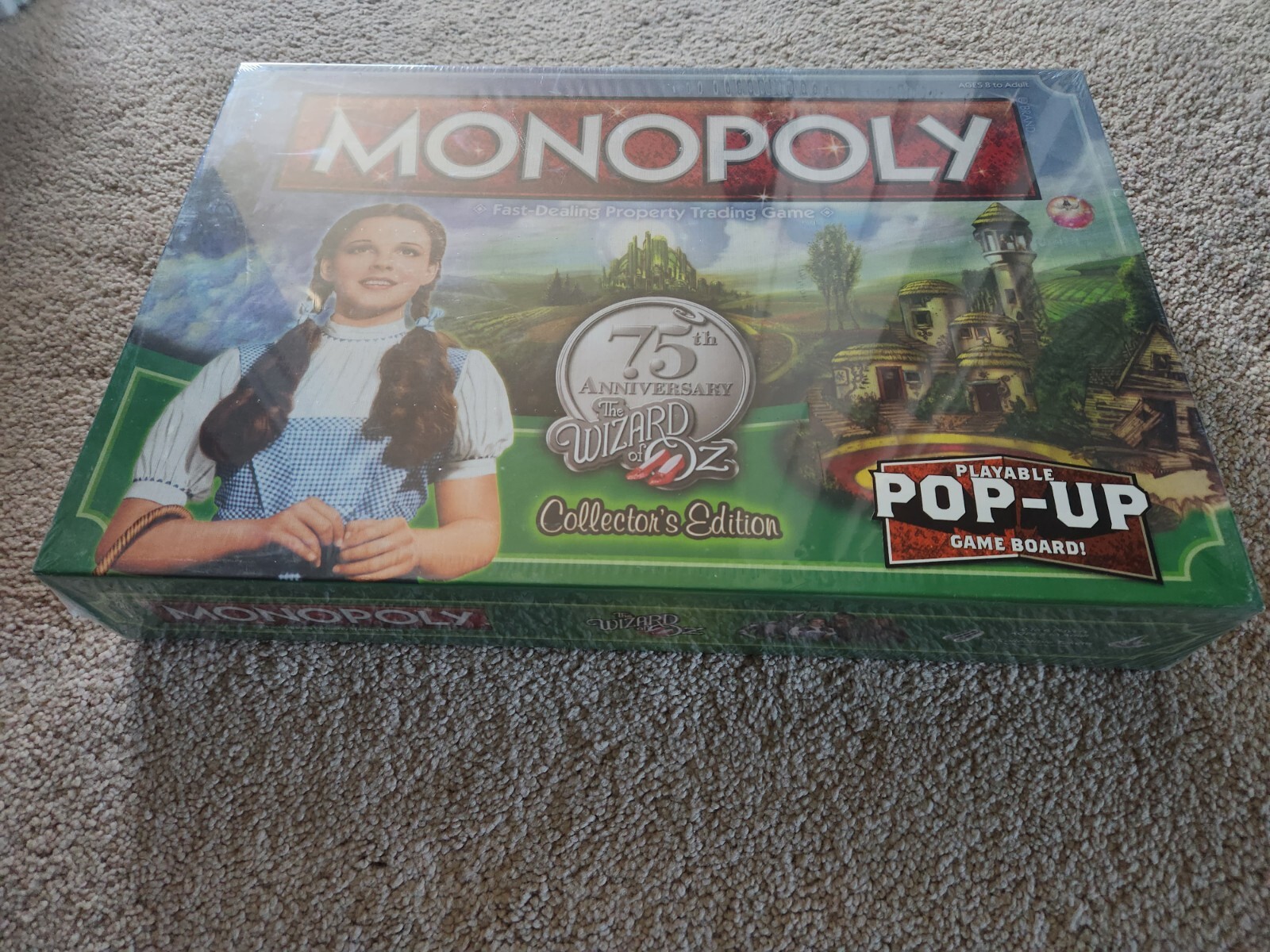 Monopoly : The Wizard of Oz 75th Anniversary Collector's Edition Board ...