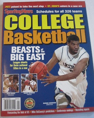 RASHAD ANDERSON UCONN NCAA BASKETBALL SPORTING NEWS magazine | eBay