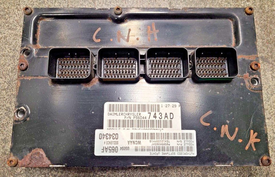 2006 06 Dodge Dakota 4.7L V8 AT PCM ECU ECM Engine Computer P05094065AF ...
