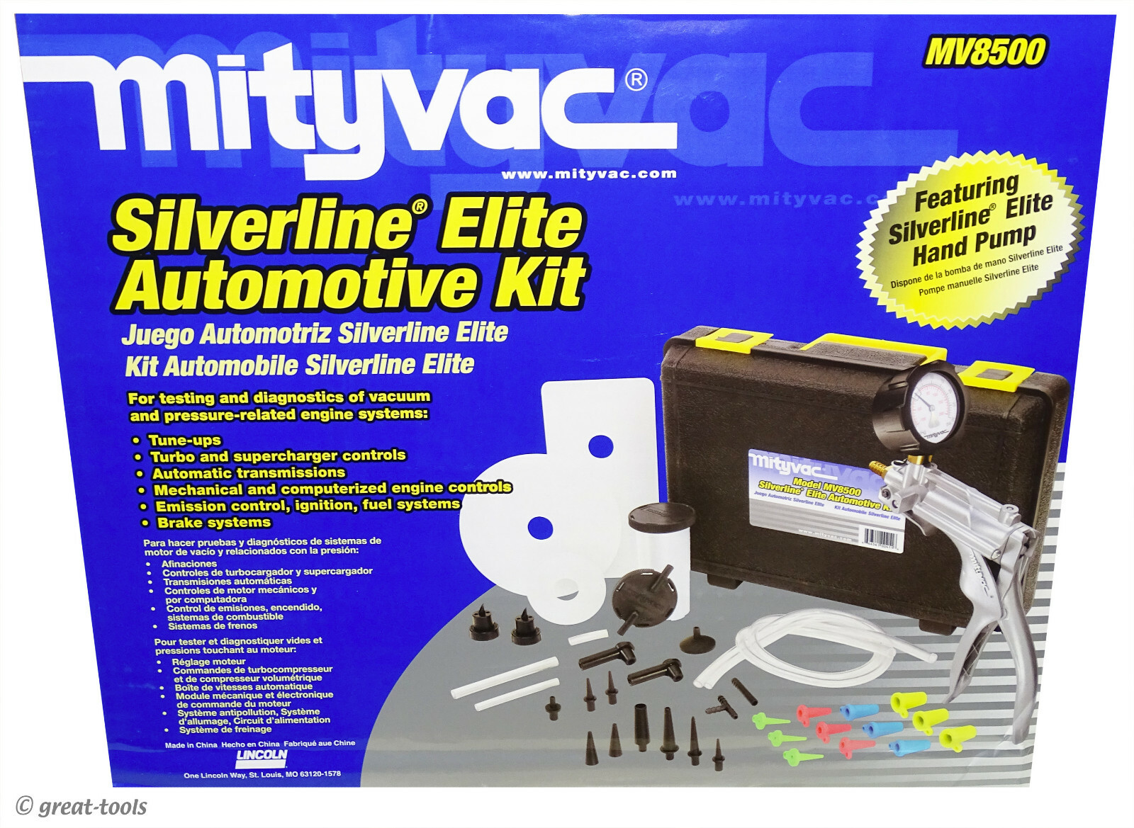 AUTOMOTIVE VACUUM & PRESSURE TESTER TOOL – Mityvac diagnostic tools | eBay