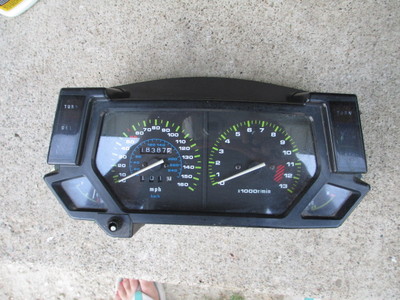 88-92 KAWASAKI ZX-6R ZX 6 R GAUGES DASH SPEEDOMETER TACHOMETER 89 90 91 ...