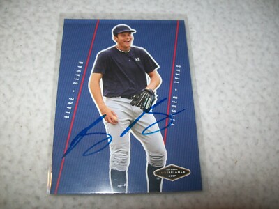 2007 JUST MINORS JUSTIFIABLE RC BLAKE BEAVAN AUTO SIGNED #JF-06 TEXAS ...