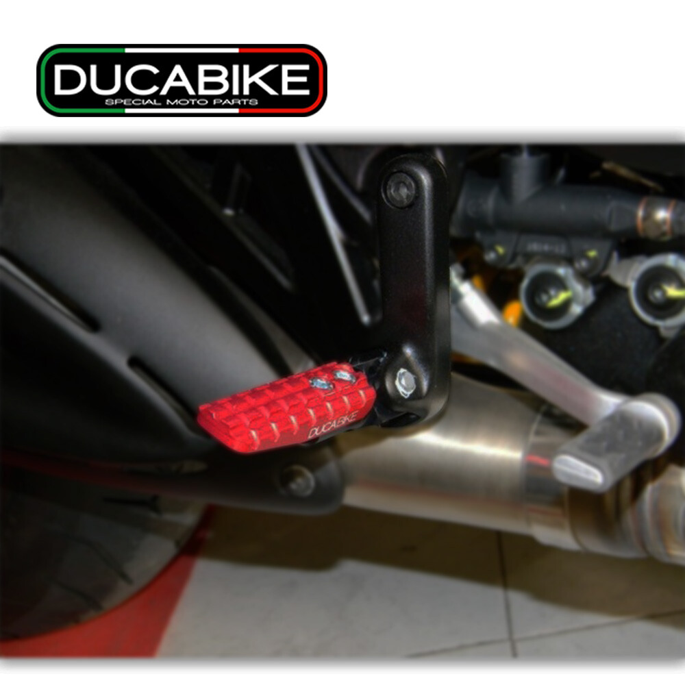 Pedals Adjustable Red PPDV02A Ducabike Ducati Hypermotard 796 2010 ...