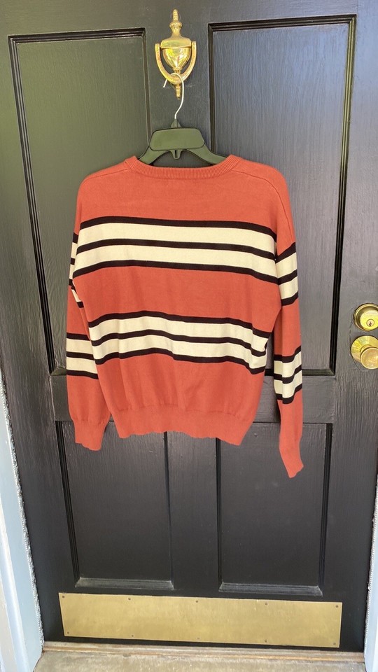 Love Olive Co Rust Stripe Sweater XS | eBay
