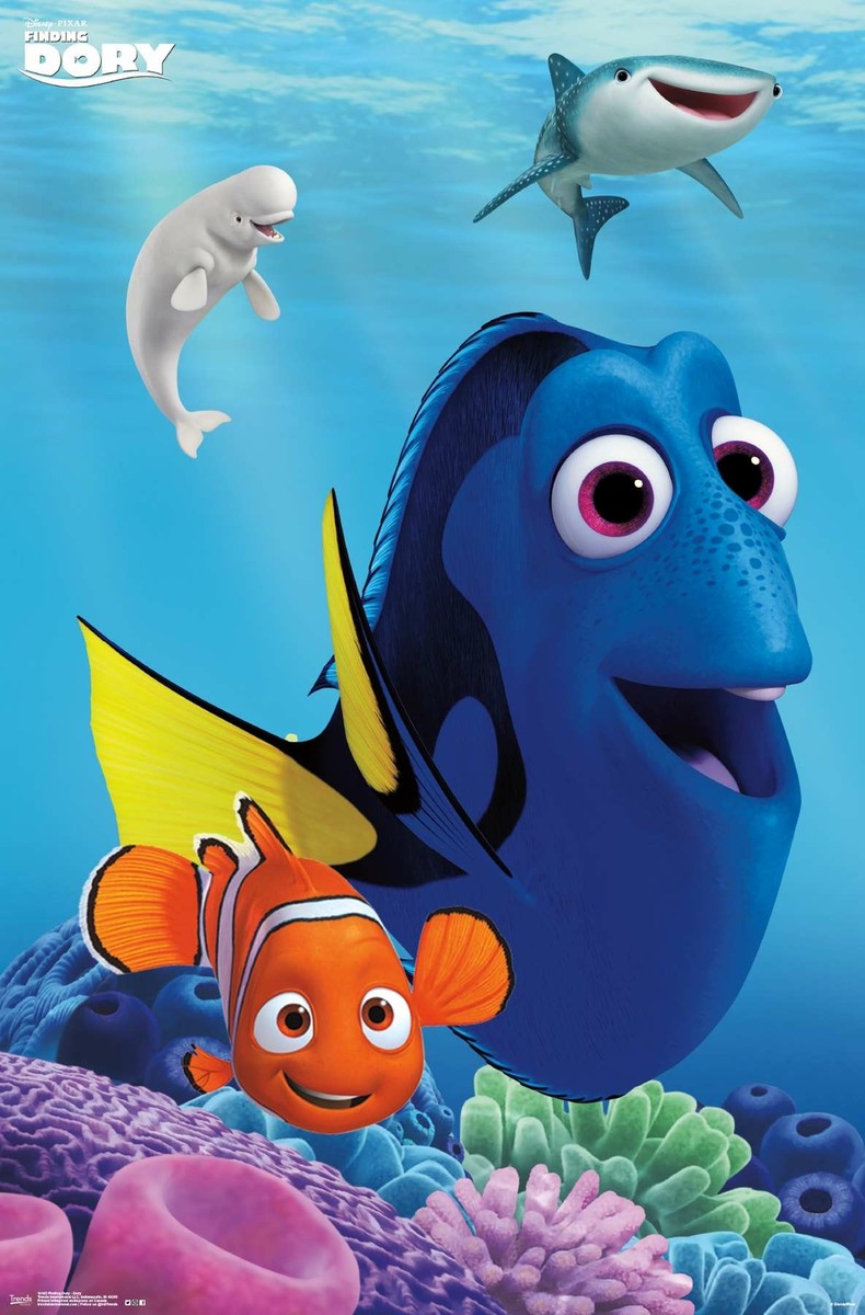 Finne Dory Plakat Cartoon Disney Nette Finding Nemo Dory Nemo