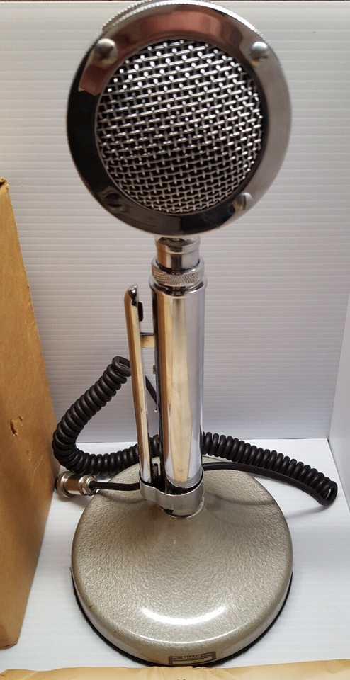 Vintage Astatic 4 Pin D-104 Microphone/Desk Mic w/ Box and Papers | eBay