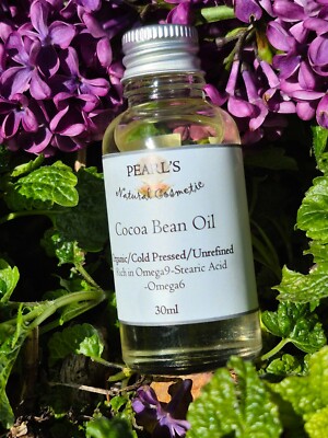 ORGANIC COCOA BEAN OIL, Unrefined, Vegan, Cold Pressed, 30ml | eBay UK