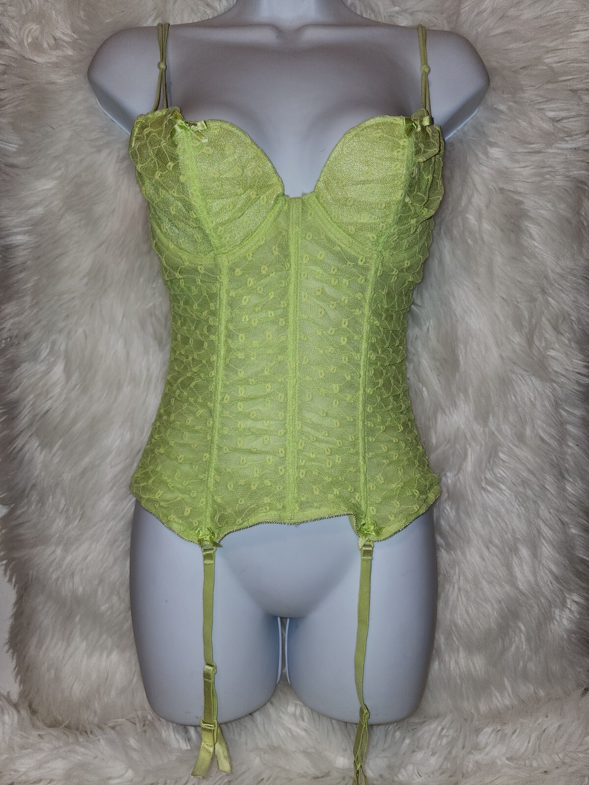 Fredericks Of Hollywood Corset Top With Garter Straps… - Gem