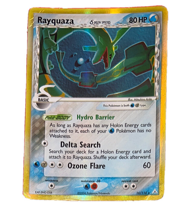 Rayquaza (Delta Species) - 16/110 - Holo Rare Reverse Holo Played Ex ...