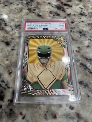 1994 Mighty Morphin Power Rangers New Season Foil The Green Ranger #64 ...
