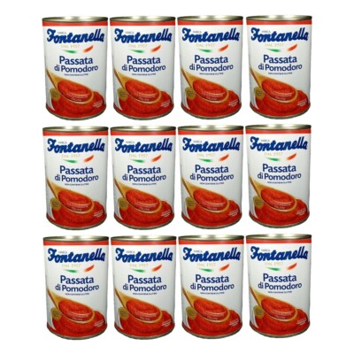 Easy Open Tomato Passata Fountain 390 Gr - Carton Of 12 Pieces | eBay