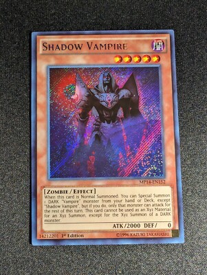 Yu-Gi-Oh! Shadow Vampire MP14-EN152 1st Edition Secret Rare NM | eBay