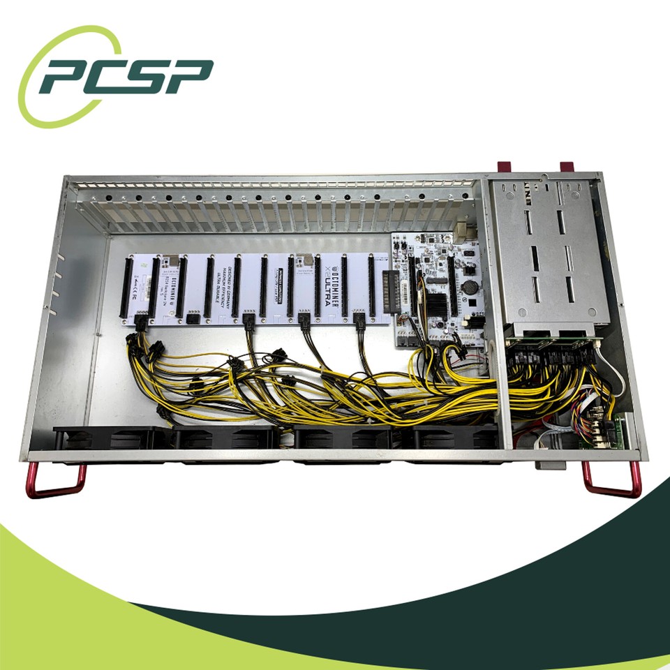 NEW IN BOX Octominer X12ULTRA 12 GPU Crypto Mining Rig 4GB G4400T 4x1200W NO GPU | eBay