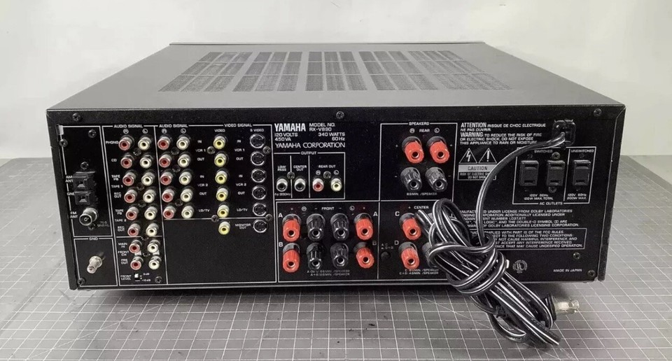 Yamaha Natural Sound Stereo Receiver RX-V990, Dolby Surround Pro Logic ...