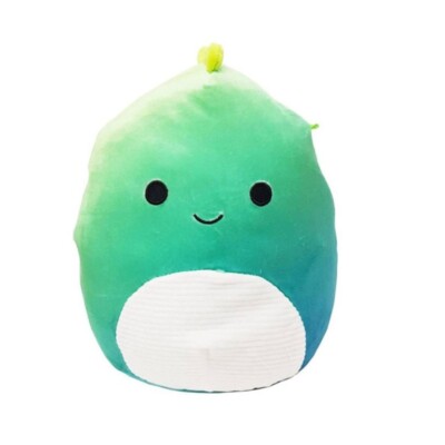BNWT Squishmallow Jarrell Green Blue Dinosaur Plush 8" Junior Kid ...