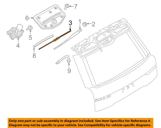 Land Rover LR033471 Genuine OEM Wiper Blade for sale online | eBay
