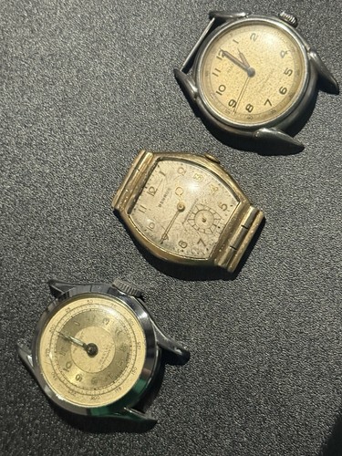 Non-running Antique Watches 1940s Project Watches For Parts Or Repair ...