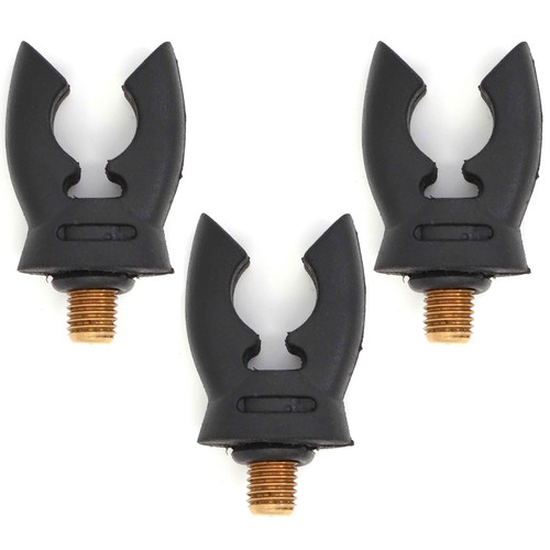 3 RUBBER BUTT RESTS / rod rests / back rests carp pike course fishing ...