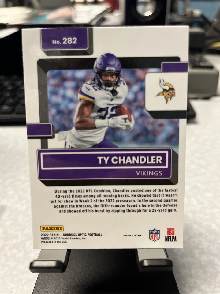 2022 Panini Donruss Optic Ty Chandler Pink Prizm Rookie Card | eBay