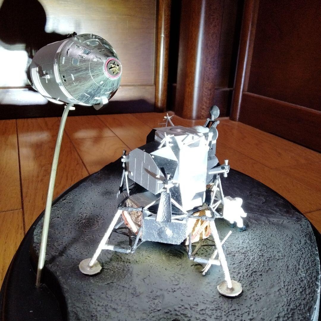 NASA Apollo 11 CSM & Lunar Module with Moon Base Model Kit 1/72 Space ...
