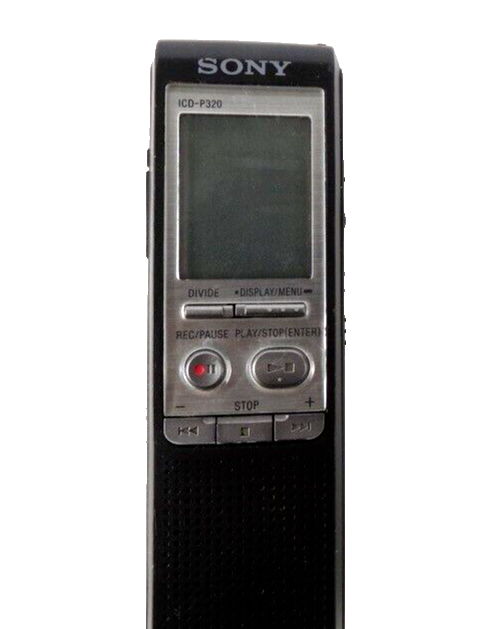 SONY HANDHELD DIGITAL VOICE RECORDER HOLD FUNCTION-ICD-P320 64 MB, 32 ...